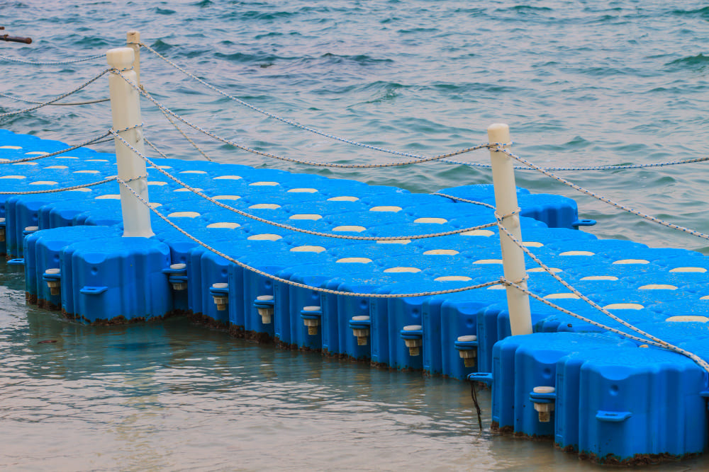 Ponton drijvers voor boten, vlotten, steigers of andere constructies op ...